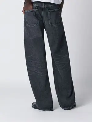 AGOLDE Cotton Wide-leg Jeans - Denim