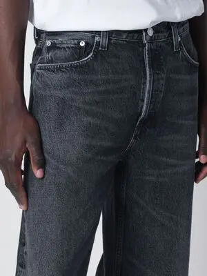 AGOLDE Cotton Wide-leg Jeans - Denim