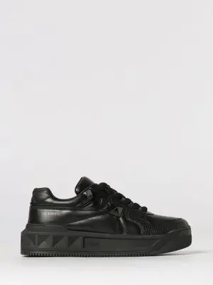 Valentino Garavani Leather Sneakers - Black