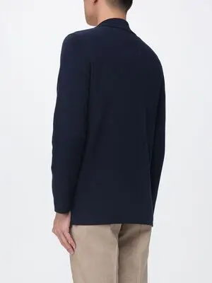 Tagliatore Double-breasted Cotton Blazer - Blue