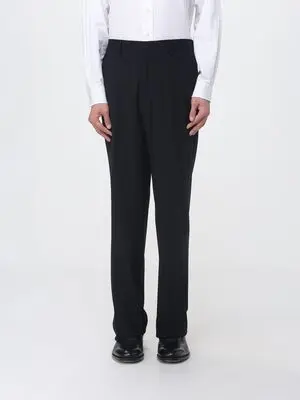 Tagliatore Double-breasted Virgin Wool Blend Suit - Black