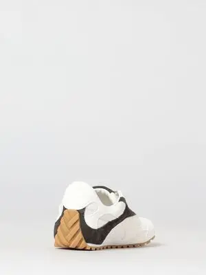 Bottega Veneta Orbit Nylon And Suede Low-top Sneakers - White