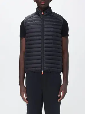 SAVE THE DUCK Padded Nylon Vest - Black