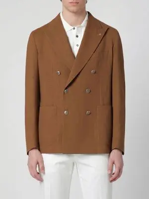 Tagliatore Tagliatore Double Breasted Blazer Brown