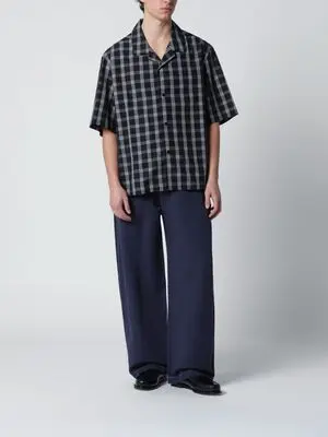 Studio Nicholson Casual Checked Cotton Shirt