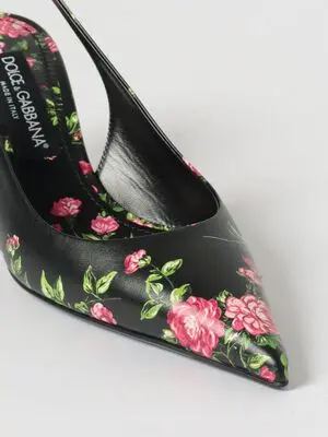 Dolce & Gabbana Floral Slingback Pumps