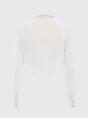 Patrizia Pepe Cropped Lyocell Shirt