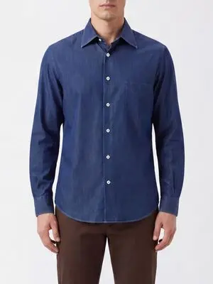 Brunello Cucinelli Cotton Casual Shirt - Denim