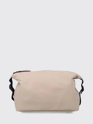 Rains Hilo Waterproof Travel Wash Bag With Side Handle Beige