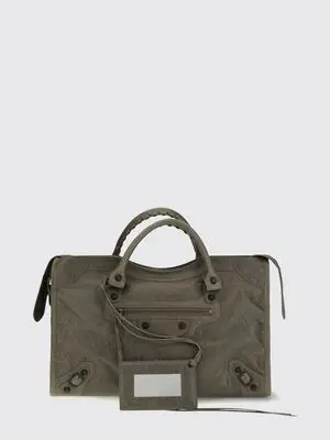 Balenciaga Le City Arena Leather Bag - Military