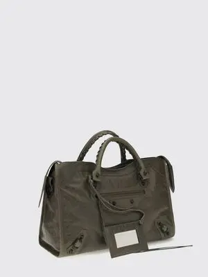Balenciaga Le City Arena Leather Bag - Military