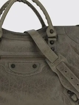 Balenciaga Le City Arena Leather Bag - Military