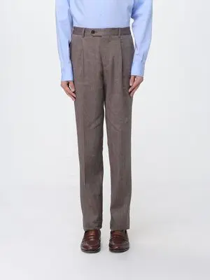 Brunello Cucinelli Double-breasted Linen Blend Dress - Brown