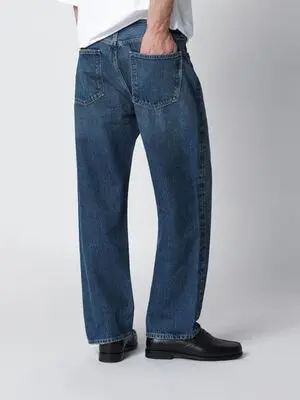 AGOLDE Mid-rise Straight Fit Jeans - Denim