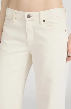 FRAME The Saturday Low Rise Relaxed Straight Leg Jeans - Shell