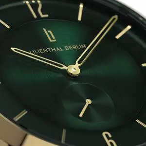 Lilienthal Berlin Classic Gold Mesh Watch - Green