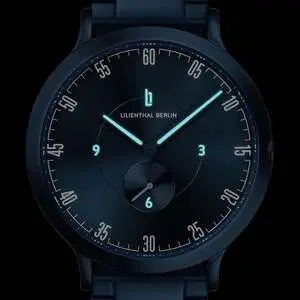 Lilienthal Berlin 1 All Stainless Steel Matte Watch
