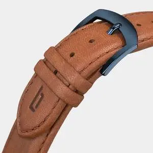 Lilienthal Berlin The Classic Rose Gold Leather Watch - Blue