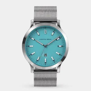 Lilienthal Berlin Huxley Ii Round Stainless Steel Watch - Blue
