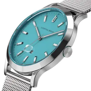 Lilienthal Berlin Huxley Ii Round Stainless Steel Watch - Blue
