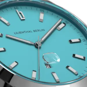 Lilienthal Berlin Huxley Ii Round Stainless Steel Watch - Blue