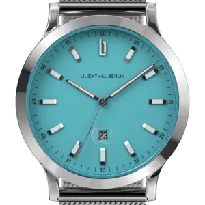 Lilienthal Berlin Huxley Ii Round Stainless Steel Watch - Blue