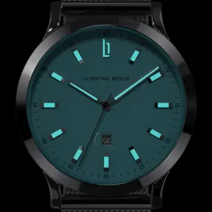 Lilienthal Berlin Huxley Ii Round Stainless Steel Watch - Blue