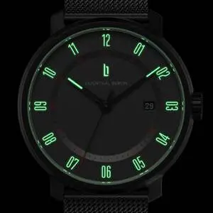 Lilienthal Berlin Automatic Watch With Mesh Strap - Gray