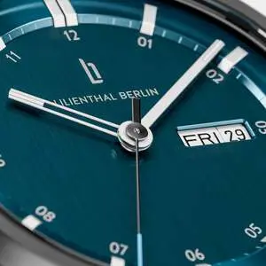 Lilienthal Berlin Automatic Day-date Stainless Steel Watch - Blue