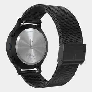 Lilienthal Berlin Chronograph Meteorite Flare Mesh Black Matte
