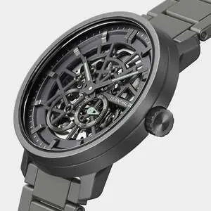 Lilienthal Berlin Neolux Skeleton Automatic Watch - Gray
