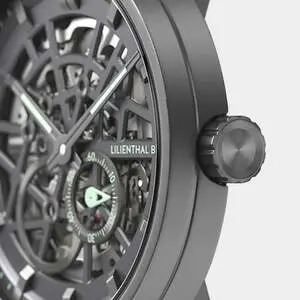 Lilienthal Berlin Neolux Skeleton Automatic Watch - Gray