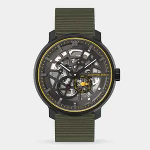 Lilienthal Berlin Neolux Skeleton Automatic Watch - Black