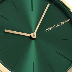 Lilienthal Berlin Rosalux Gold Emerald Mesh Watch - Green