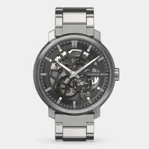 Lilienthal Berlin Neolux Skeleton Automatic Stainless Steel Watch - Gray