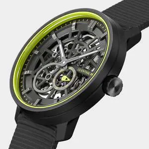 Lilienthal Berlin Skeletonized Automatic Watch With Textile Strap