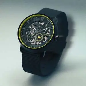 Lilienthal Berlin Skeletonized Automatic Watch With Textile Strap