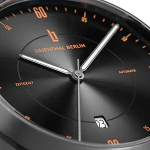 Lilienthal Berlin Zeitgeist Automatic Watch With Mesh Strap - Black