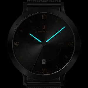 Lilienthal Berlin Zeitgeist Automatic Watch With Mesh Strap - Black