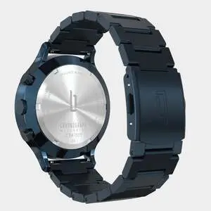 Lilienthal Berlin Chronograph Meteorite Stainless Steel Watch - Blue