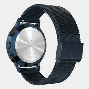 Lilienthal Berlin Chronograph Meteorite Stellar Mesh Watch - Blue