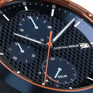 Lilienthal Berlin Chronograph Solar Iv Stainless Steel Watch