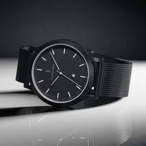 Lilienthal Berlin Huxley & White Mesh Matte Strap Watch