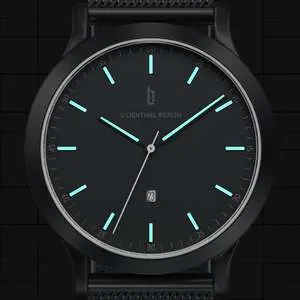 Lilienthal Berlin Huxley & White Mesh Matte Strap Watch