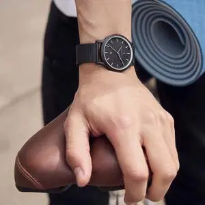 Lilienthal Berlin Huxley & White Stainless Steel Matte Watch