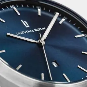 Lilienthal Berlin Huxley Silver Mesh Brushed Watch