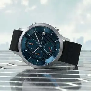 Lilienthal Berlin Chronograph Solar V Textile Black