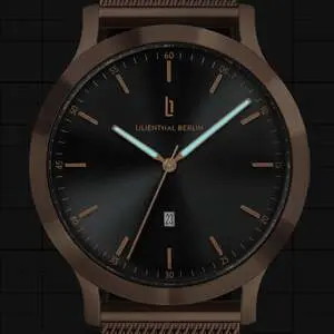 Lilienthal Berlin Huxley Bronze Mesh Watch