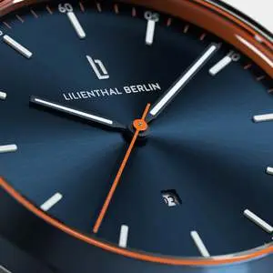 Lilienthal Berlin Huxley Orange Mesh Brushed