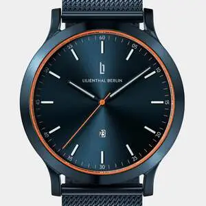 Lilienthal Berlin Huxley Orange Mesh Brushed